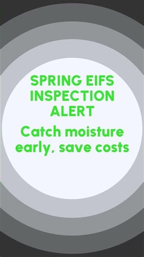 Spring EIFS inspection alert