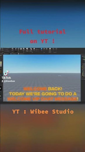 VIP Player Joined Chat Message (full #tutorial on YT!) #roblox #robloxtutorial