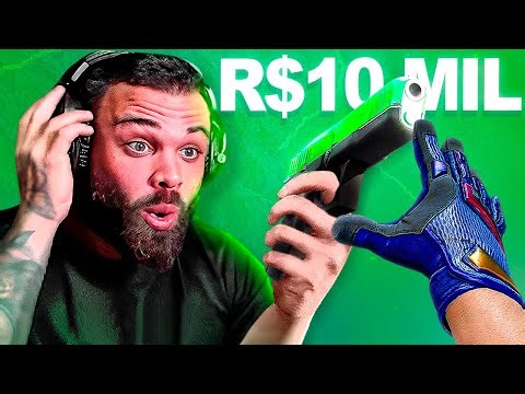 I dropped this GLOVE and MADE R$15,000 IN the KeyDrop - This R$10,000 GLOCK EMERALD could be yours!!