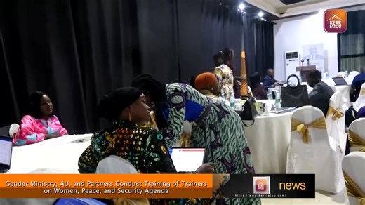 2.7K views · 15 reactions | Gender Ministry, AU, and Partners Conduct Training of Trainers on Women, Peace, and Security Agenda | KERR FATOU | Facebook