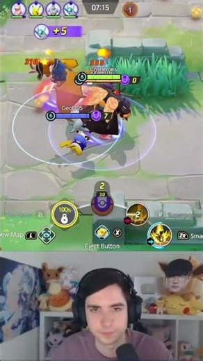 BUZZWOLE Casually Running over the Enemy Team | Pokemon Unite