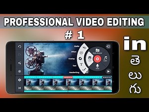 Professional Video Editing Tutorial in Telugu! | How to Edit Your Videos? | Tech Siva