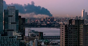 Blaze leads to partial collapse of N.J. building that once housed the Singer sewing machine factory