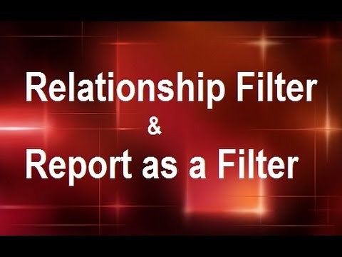 MicroStrategy - Relationship Filter & Report as a Filter - Online Training Video by MicroRooster