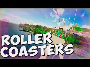 Minecraft Mods: ROLLER COASTER MOD - Insane Roller Coasters! (Minecraft Mod Showcase)