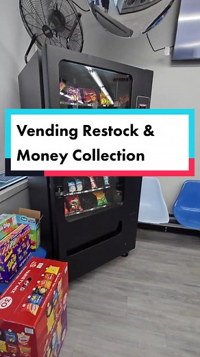 Vending Machine Restock & Money Collection #vendingmachine #money #business #entrepreneur