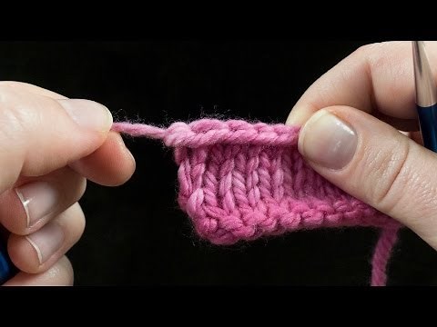 How To Neaten The Last Stitch of Your Bind-Off: Flat Knitting