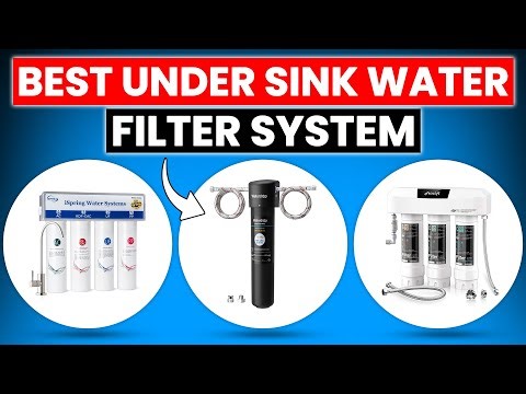 Best Under Sink Water Filter System (iSpring CU-A4 0.01μm vs Waterdrop 15UA vs Frizzlife)