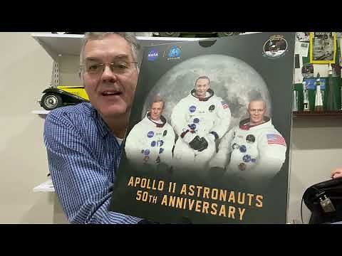 Unboxing a set of 1/6 scale Apollo 11 astronauts from the first moon landing mission