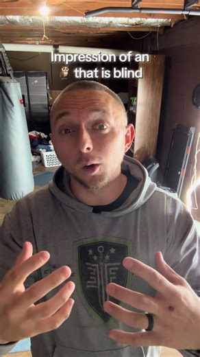 My impression of a blind owl 🦉 😂 #owl #impressions #owlimpression #voiceimpressions