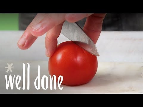 6 Best Ways To Cut Tomatoes: Cut, Slice, Core, Dice & More | Food 101 | Well Done