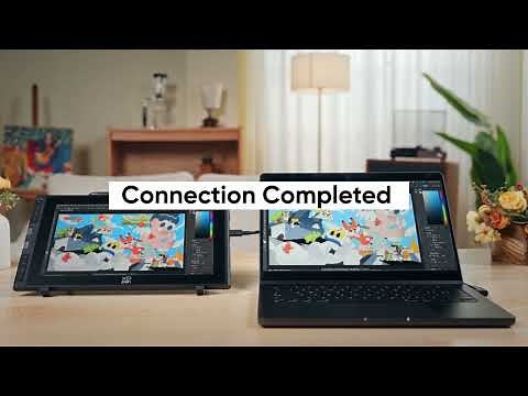 How to Connect Your Artist 12 3rd Drawing Display.