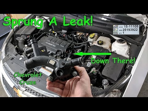 Chevy Cruze sprung a Leak! Coolant Leak Repair!