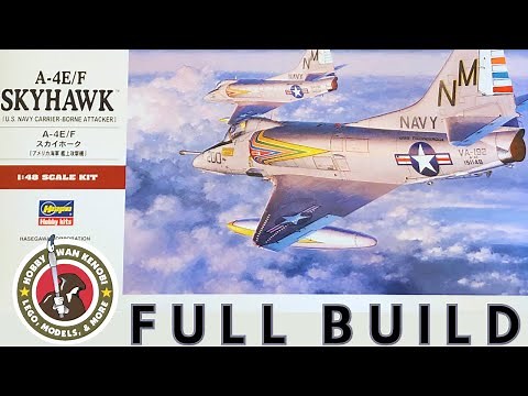 FULL MODEL BUILD - Hasegawa A-4E Skyhawk in 1/48 - Complete Build