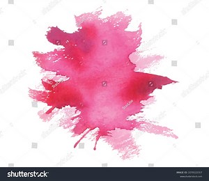 Hand Painted Red Watercolor Splatter Stain Stock Vector (Royalty Free) 2270122317 | Shutterstock