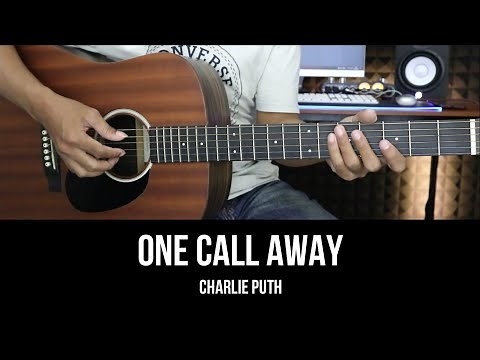One Call Away - Charlie Puth | EASY Guitar Tutorial with Chords / Lyrics