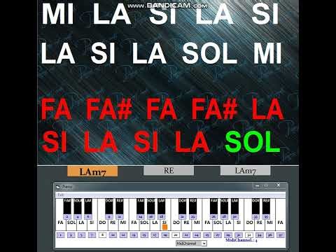 Samba Pa Ti #pianotutorial #chord #easypiano #piano #music #accordi #Karaokeyversion