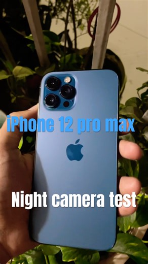 iPhone 12 pro max night camera test 💀 #shorts #camera