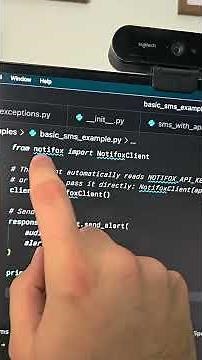 Here's how you can send texts using Python and Notifox! #coding #programming #notifox
