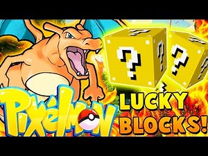 PIXELMON BATTLE Lucky Block Challenge | Minecraft - Mod Battle | JeromeASF