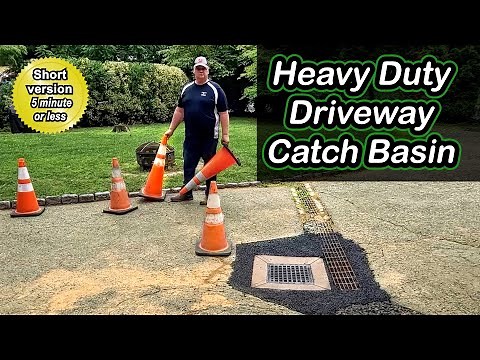 Driveway Flooding Fixed (Vodaland Catch Basin in Action) Re-Edited