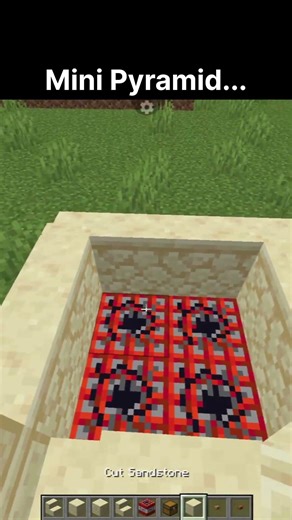 Minecraft Mini Pyramid #minecraft #shorts