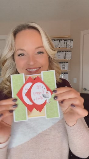 Rose Coleman SU Paper Crafter | Happy Friday!! Come check out this Interlocking Diamond Fun Fold card🥰❤️ I love how the triple diamonds all stack and nestle together for... | Instagram