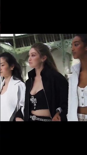 Shin Hyun-ji, Gigi Hadid & Mona Tougaard for Chanel Fall 2020 RTW Collection #fashionshow