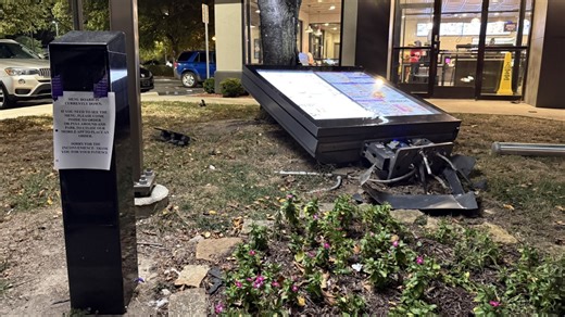 IMPD: Juvenile car thief crashed into truck, Taco Bell drive-thru menu in downtown Indy