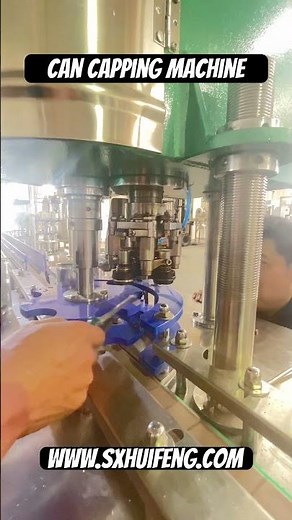How to adjust the Tin can capping machine,juice tin filling machines