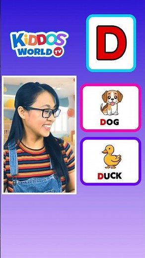 Learning the Letter D Phonics Sound with Miss V