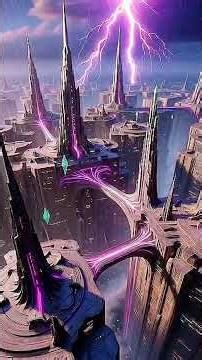 #AIshort | This Alien Planet's Architecture is INSANE | #Alien #metropolis