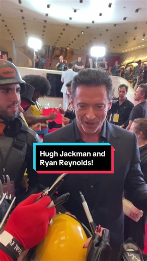 Meeting Ryan Reynolds and Hugh Jackman for Deadpool & Wolverine Autographs
