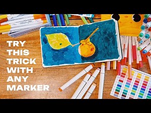 How to Paint With Markers