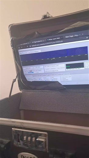 E11 number station on the cyberdeck #sdr #websdr #radio #numberstation #fyp