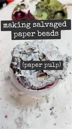 The basics: tiny things made with paper pulp. Follow here and on YT to learn more 💗 #artistsoftiktok #recycledarts #papermache