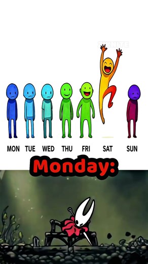 Different moods each day of the week 💀