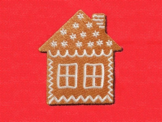 Gingerbread House 12-14 X 18 Cm - Etsy
