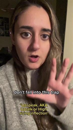 Upspeak, uptalk, or high rising terminal, is a common crutch in speaking patterns that can remove confidence and authority in your speech. Is this something you do? #uptalk #upspeak #speaking #confidence #communicationskills #presentationskills #selfimprovement #publicspeaking #publicspeakingcoach