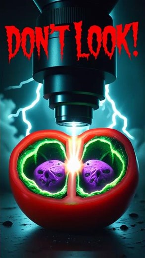 Hiding Inside a Tomato Will Shock You!😱