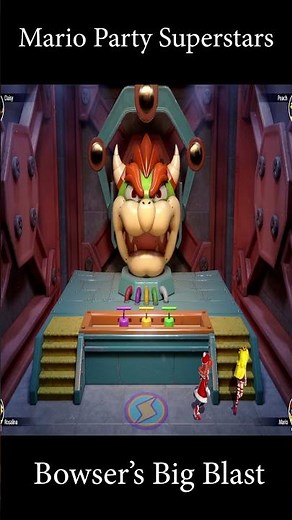 Mario Party Superstars - Bowser's Big Blast Minigames - Daisy Vs Peach Vs Rosalina Vs Mario