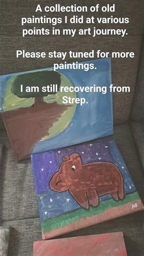 Some older work examples. #throwback #art #stillsick #painting #staytuned