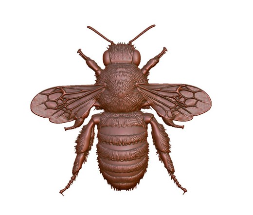 Bee Relief STL File for CNC Router - Laser Engraving - 3D Printing Digital Download - Etsy