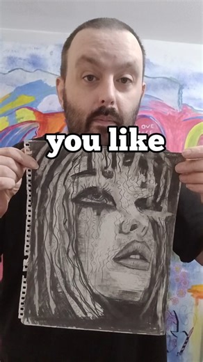 fantastic creative abstract portrait drawing of a beautiful women in pencil