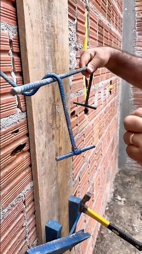 Smart Rebar Trick for Perfect Brick Walls