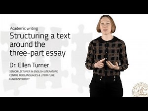 Structuring a text around the three-part essay