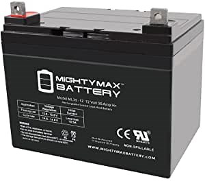 Mighty Max Battery 12V 35AH SLA Battery for LiftMaster RSW12V Swing Gate Operator