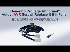AVR Adjustment Tutorial for Diesel Generators
