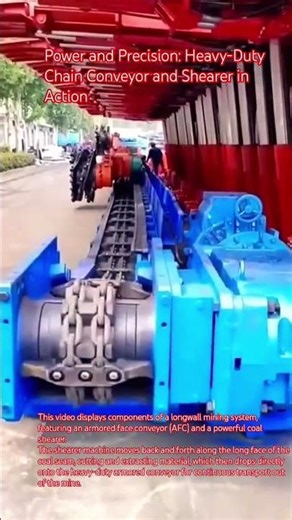 Power and Precision: Heavy-Duty Chain Conveyor and Shearer in Action