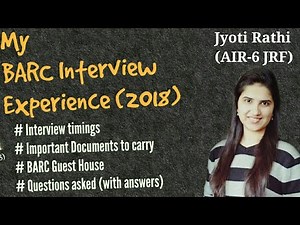 BARC Interview experience|BARC interview questions| BARC exam preparation|BARC interview chemistry